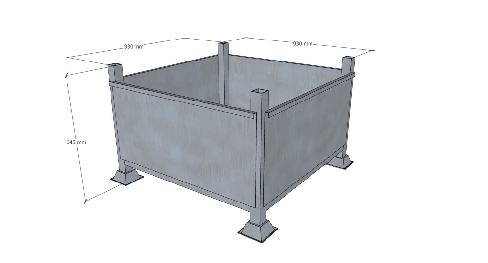 Road Form Stake Storage Bin
